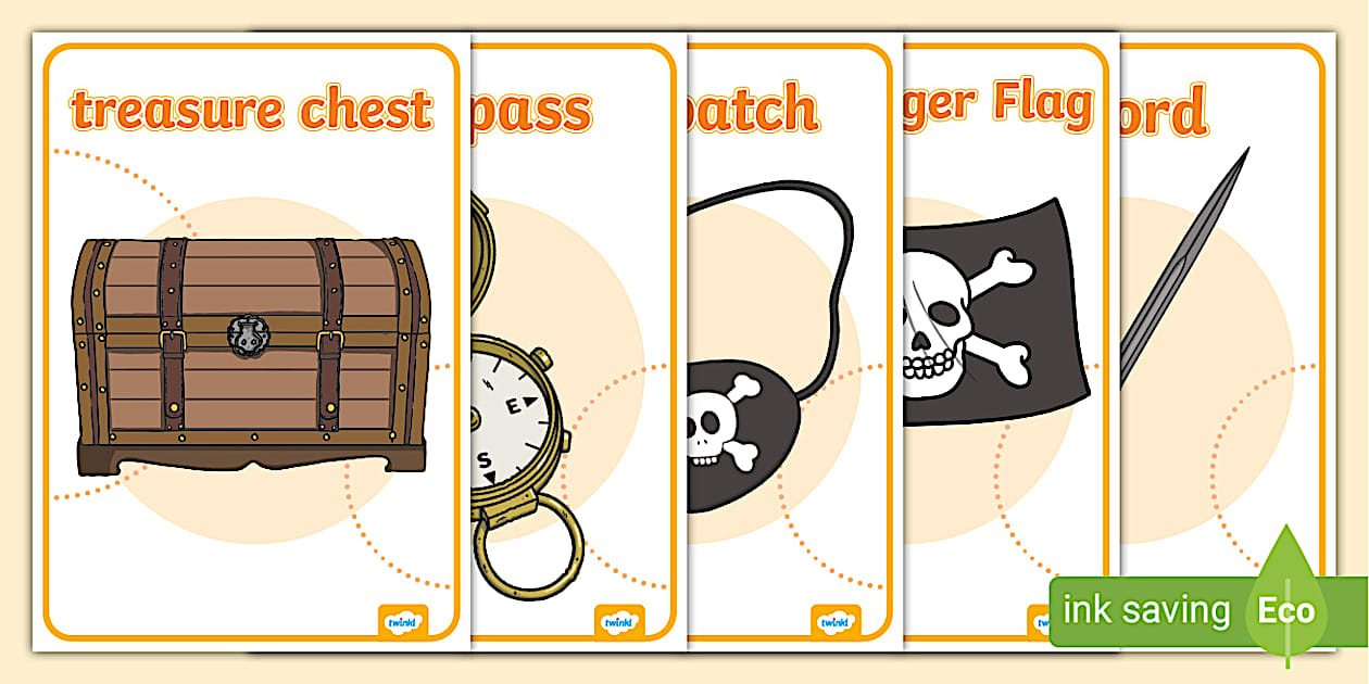 Pirates Topic Display Posters (teacher made) - Twinkl