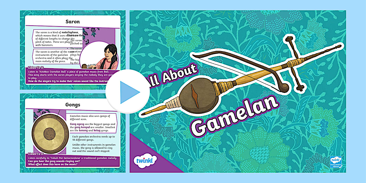 👉 All About Gamelan Music Information PPT (teacher made)