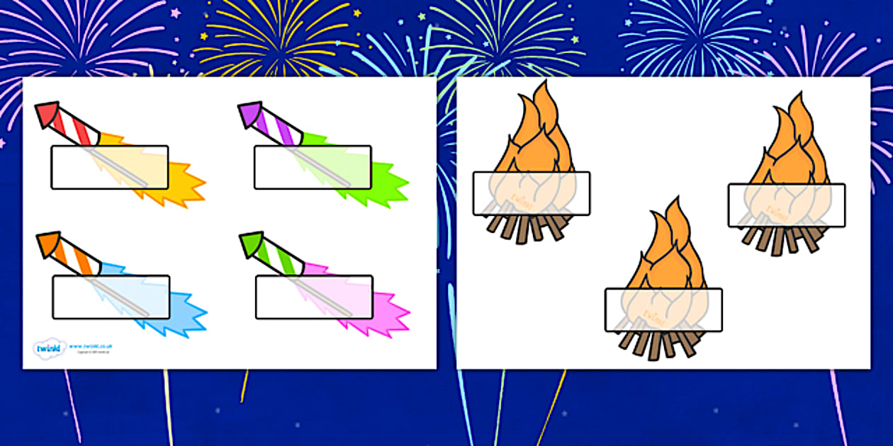 Editable Firework Self-Registration (teacher made) - Twinkl