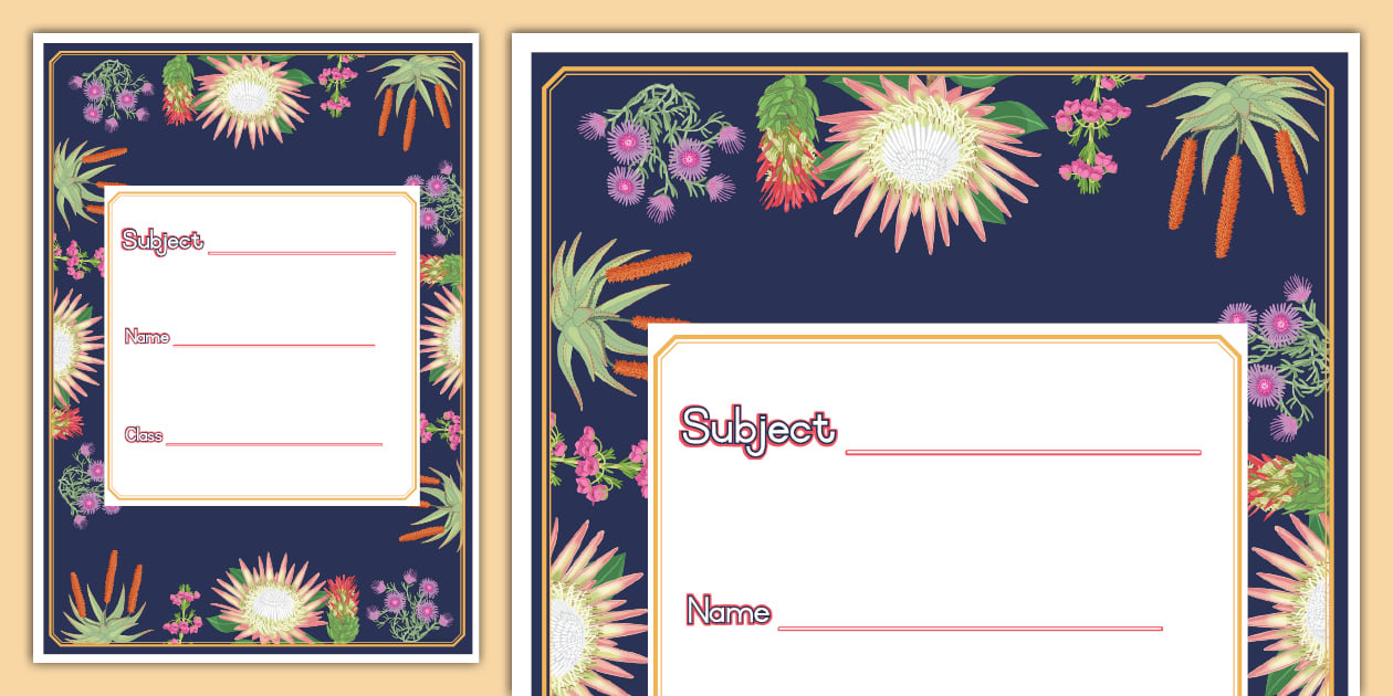 Fynbos-Themed Book Covers - Twinkl Book Covers - Twinkl