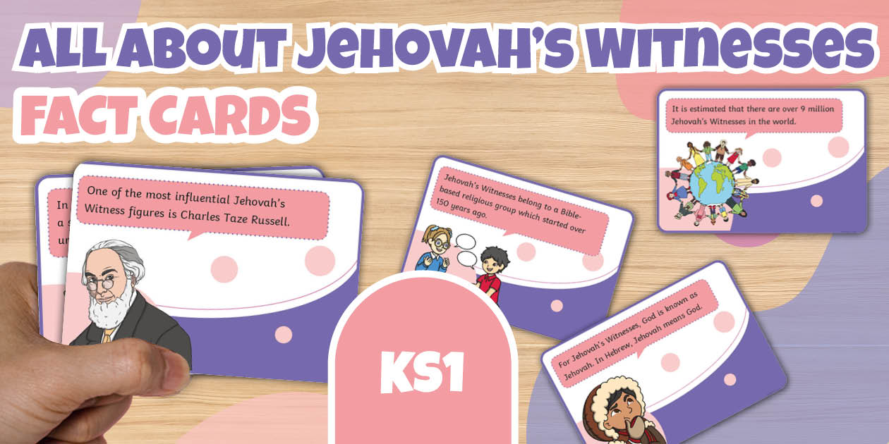 Jehovah's Witness Fact Cards (teacher made) - Twinkl