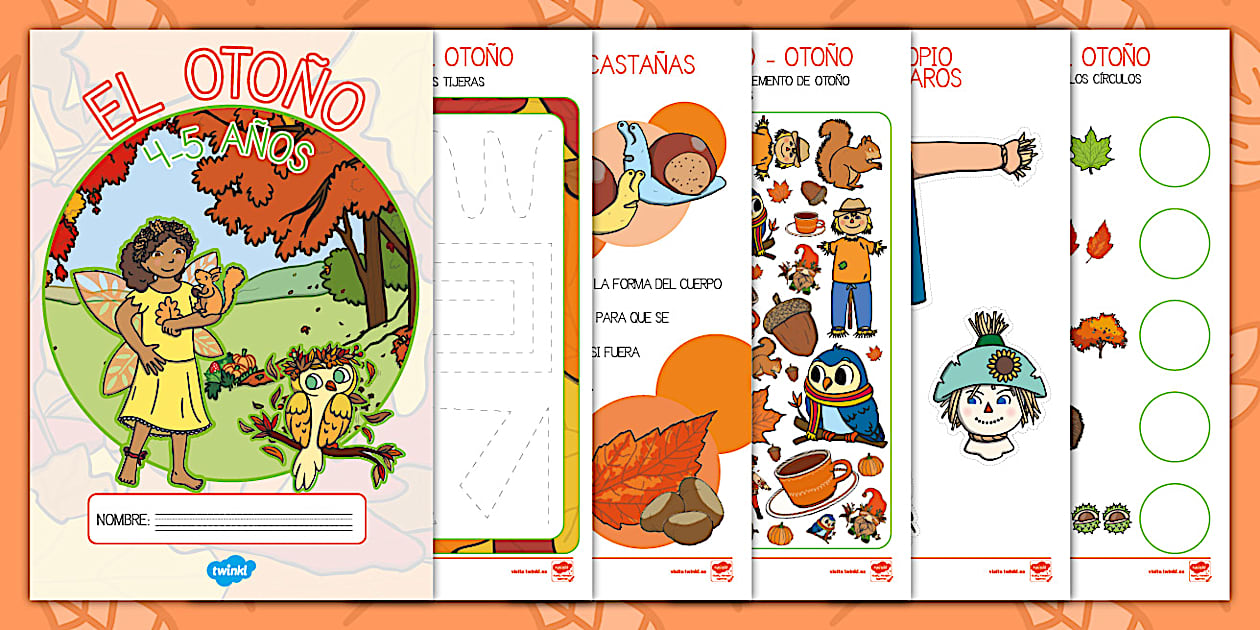 Cuadernillo de actividades: El otoño - Educación Infantil