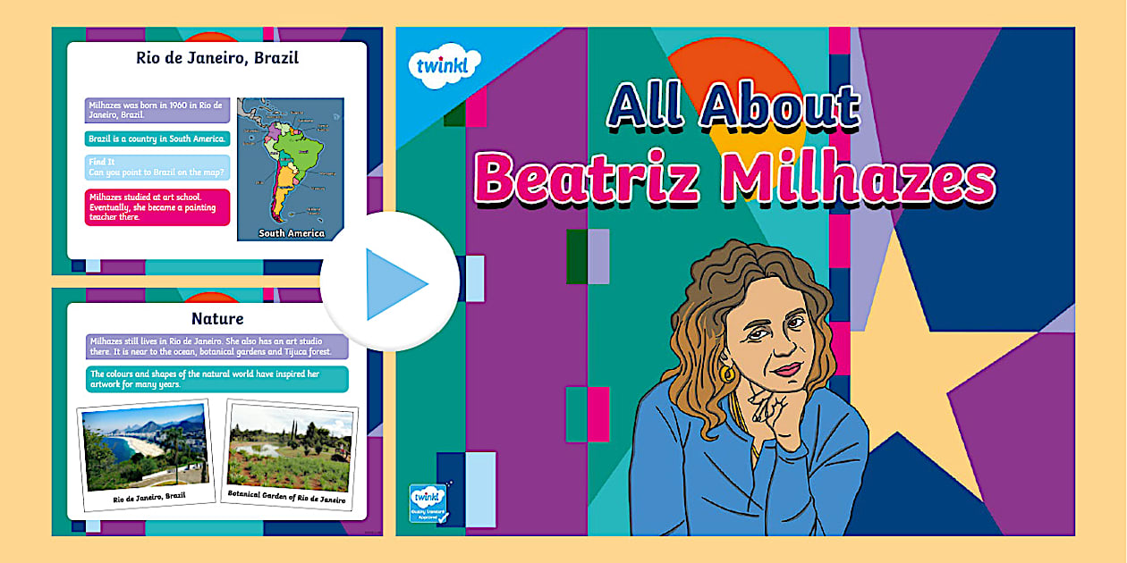 KS1 All About Beatriz Milhazes PowerPoint (teacher made)