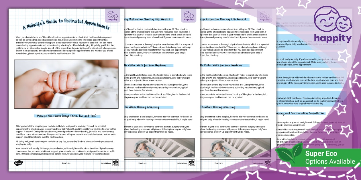 FREE! - A Midwife's Guide to Postnatal Appointments