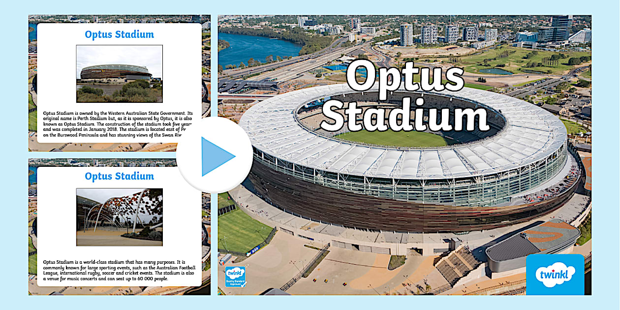 Optus Stadium PowerPoint - Twinkl
