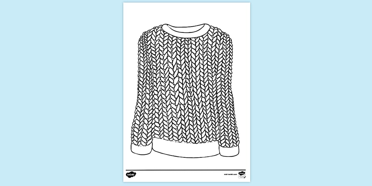 Knitted Fabric Colouring | Colouring Sheets (teacher made)