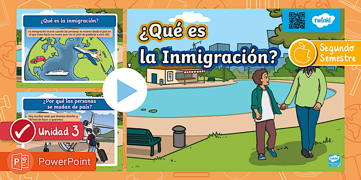 PowerPoint ¿Qué es la Inmigración? - Twinkl