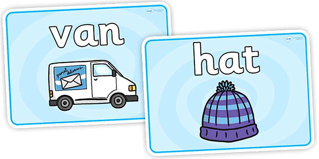 Basic CVC Word Modelling Dough Mats - Twinkl