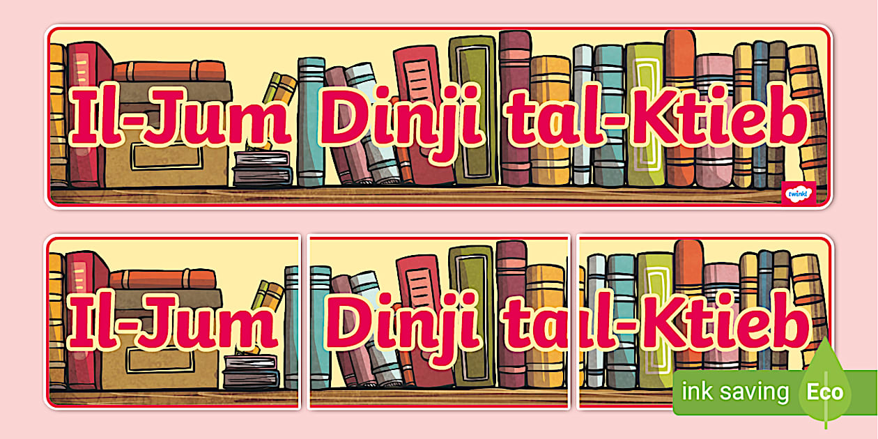 Bandalora: Jum Dinji tal-Ktieb (teacher made) - Twinkl