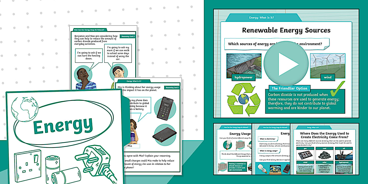 Step into Science: Y4: Spring: Block 4: Energy: Steps 1 to 2