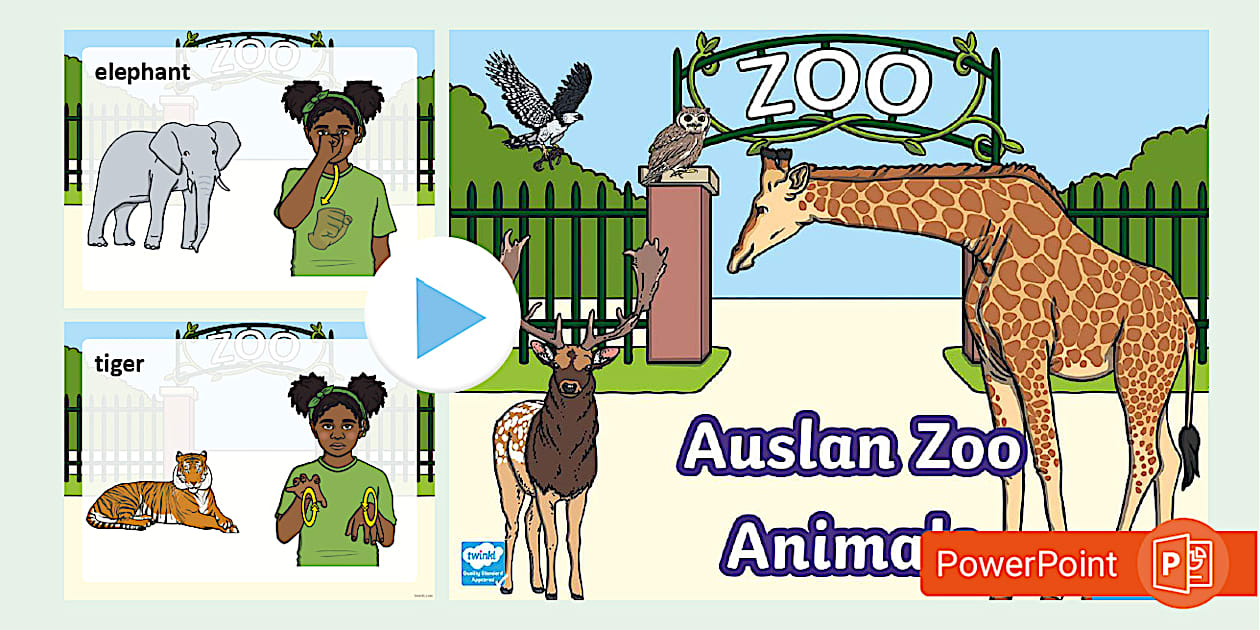 Auslan Zoo Animal PowerPoint (teacher made) - Twinkl