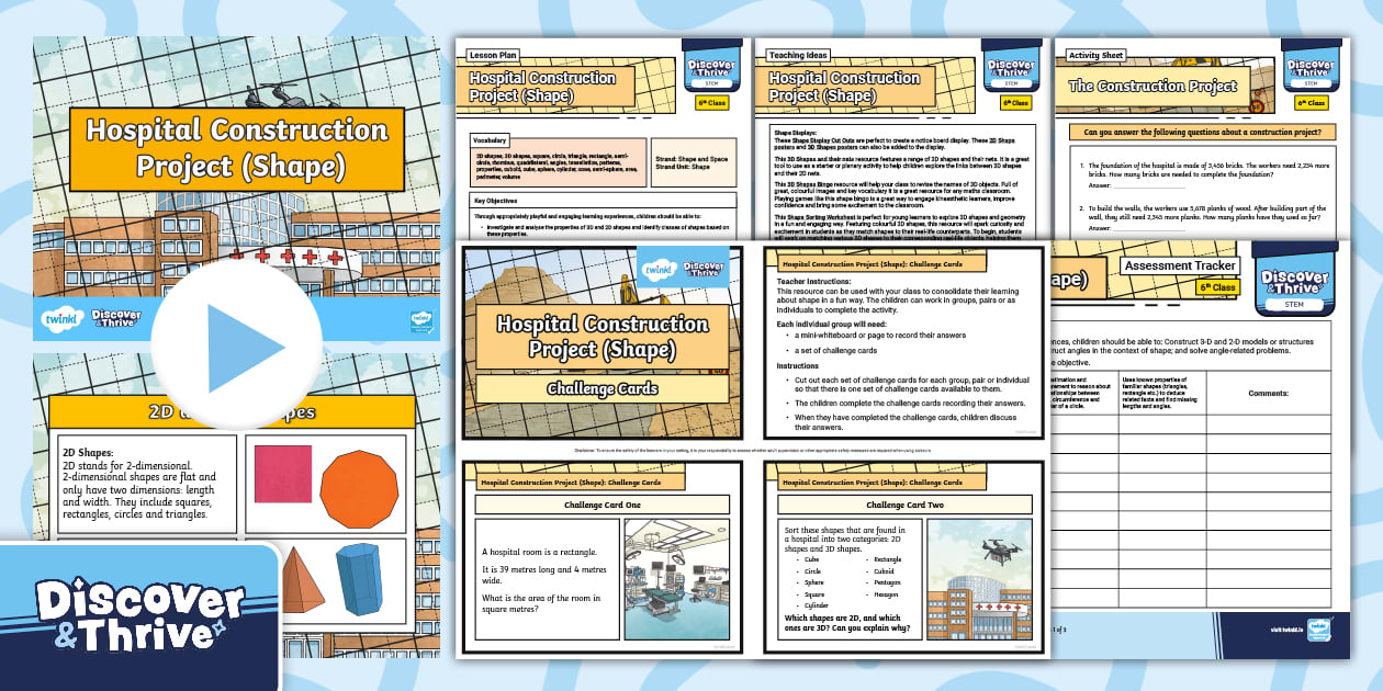 Hospital Construction Project (Shape) Resource Pack