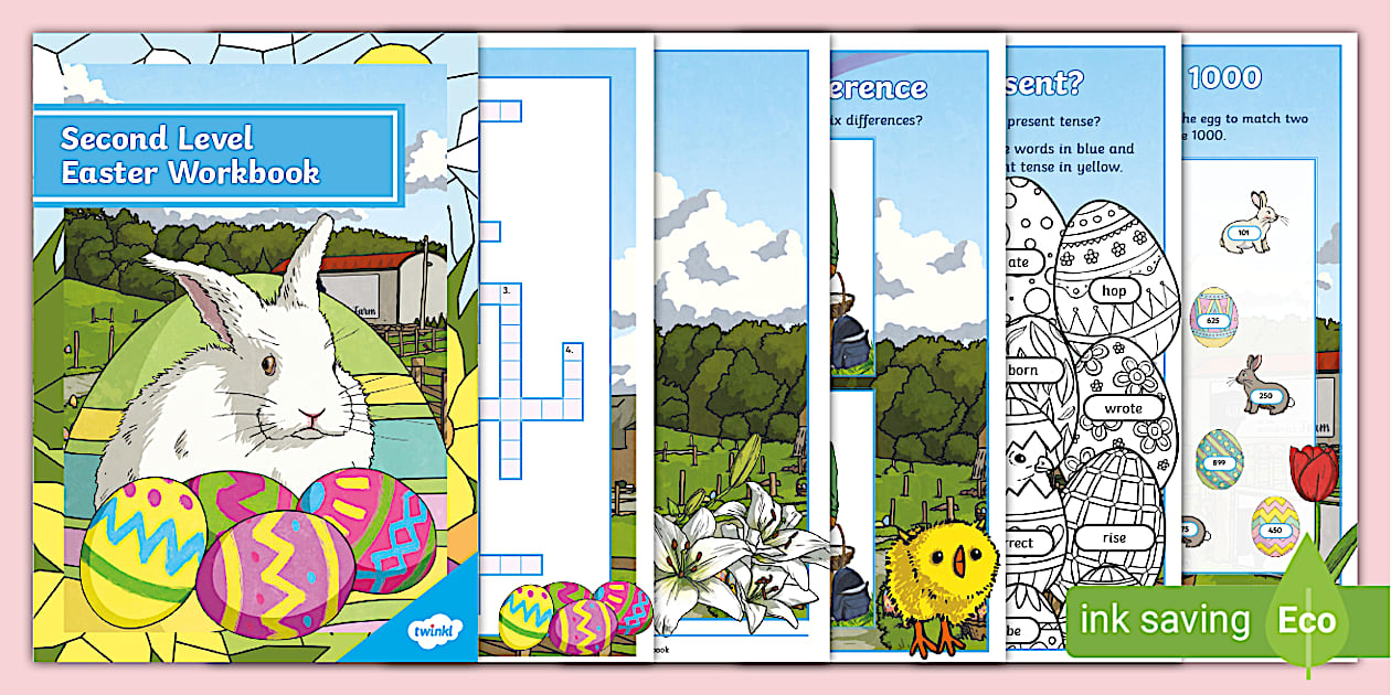 Second Level Easter Booklet (Hecho por educadores) - Twinkl