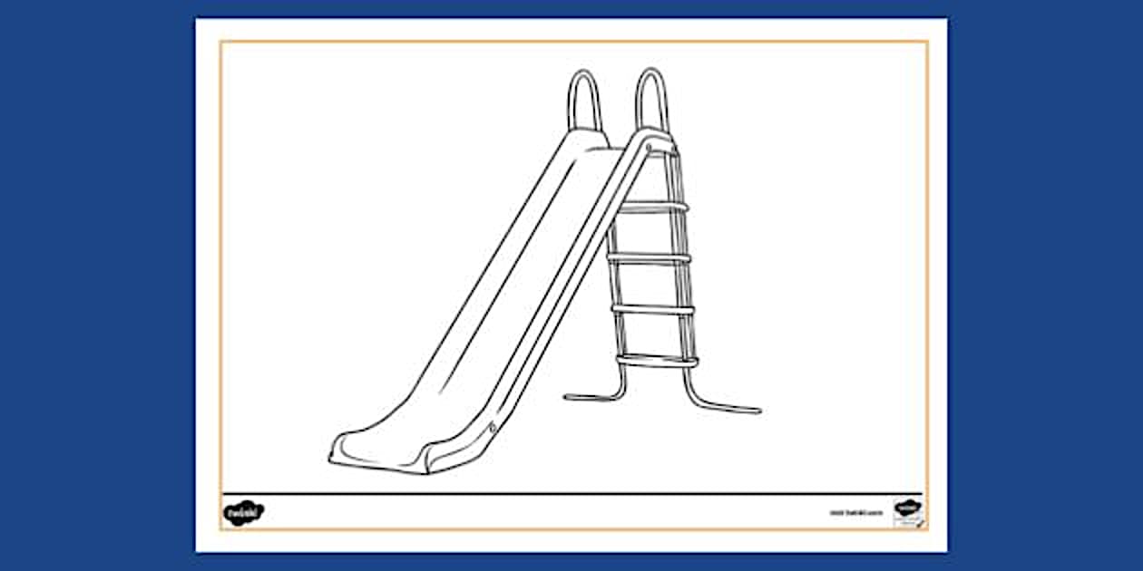 Slide Colouring Sheet | Colouring Sheets (teacher made)