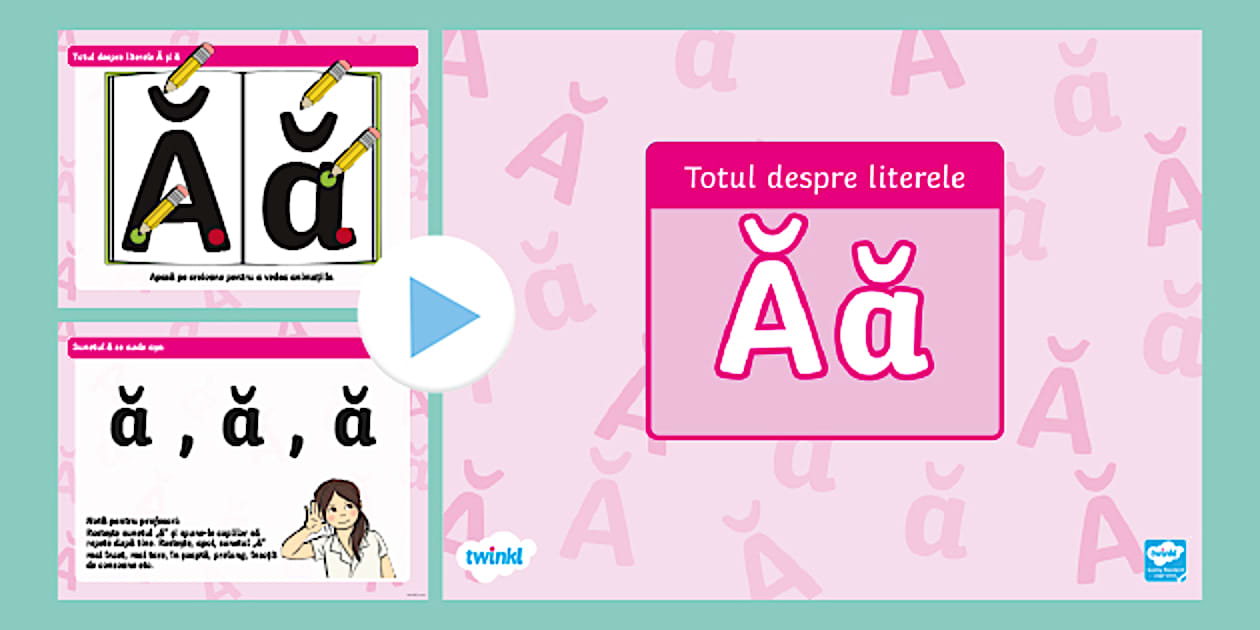 Totul despre litera Ă – Prezentare PowerPoint - Twinkl