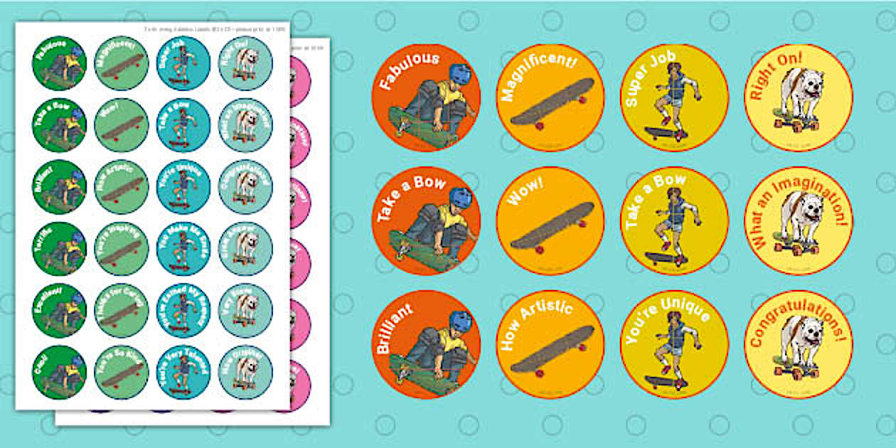 Skateboarding Themed Rewards (teacher made) - Twinkl