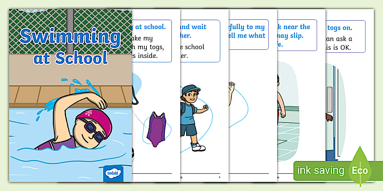 Social Story Swimming Lessons Booklet (teacher made)