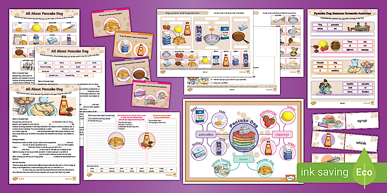 A colourful Pancake Day EAL Activity Pack | Twinkl | EAL