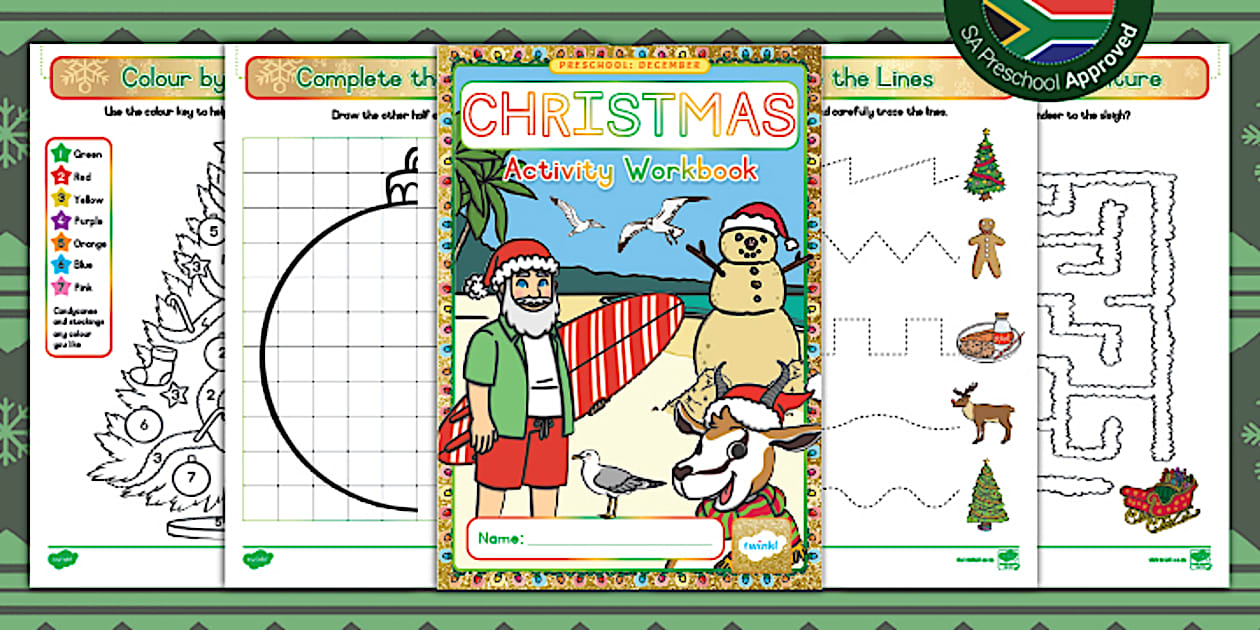 Preschool: December Workbook- Christmas (Teacher-Made)