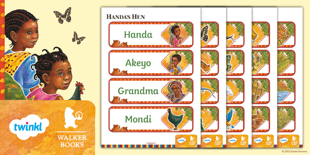 FREE! - Handa's Hen: Display Word Cards | Twinkl - Twinkl