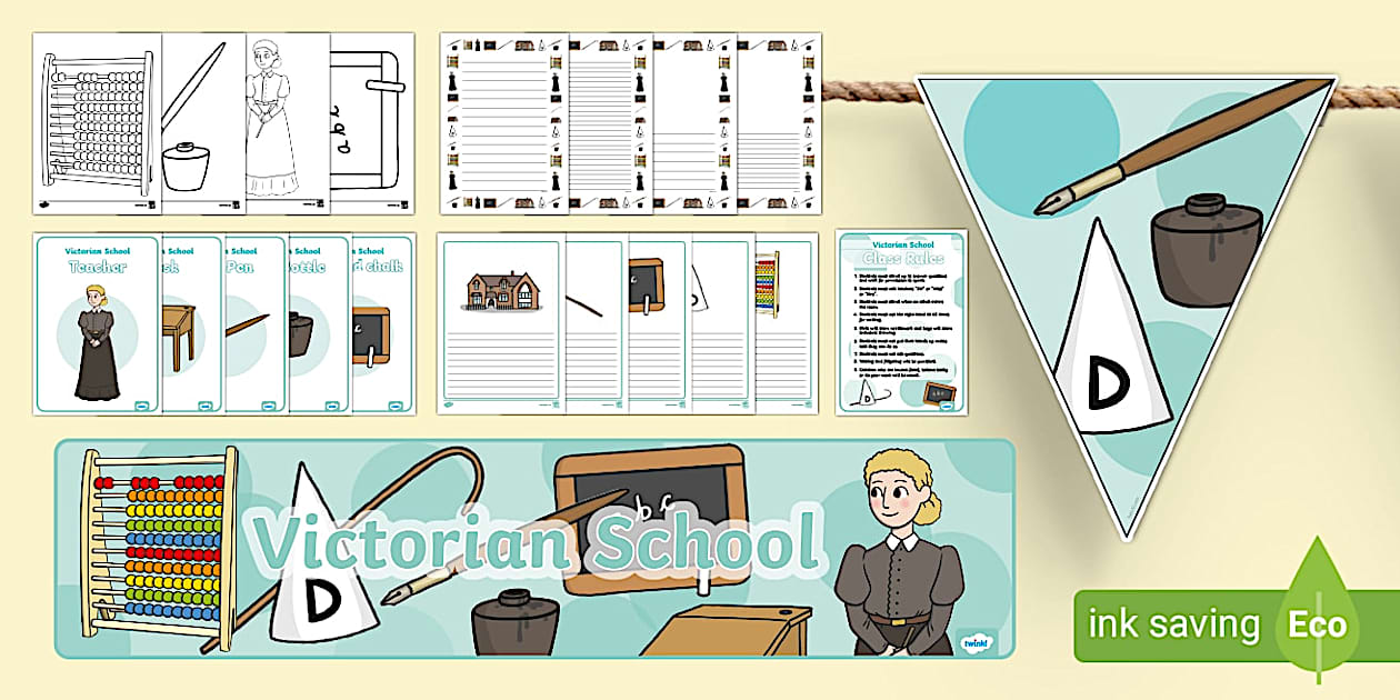 School Long Ago - Victorian Schools Resource Pack - Twinkl