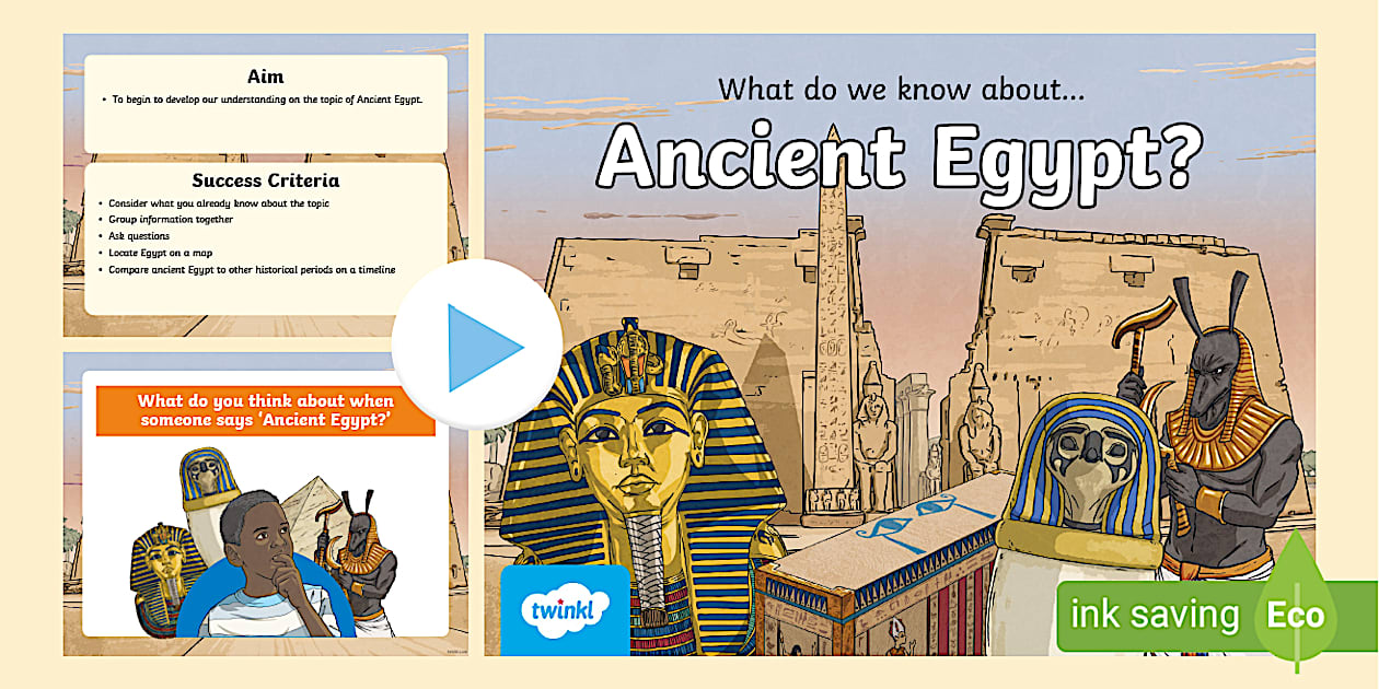 Ancient Egyptian Starter Lesson Teaching Pack - Twinkl