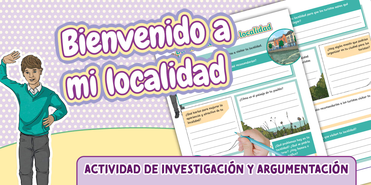 Ficha de actividad: Bienvenido a mi localidad