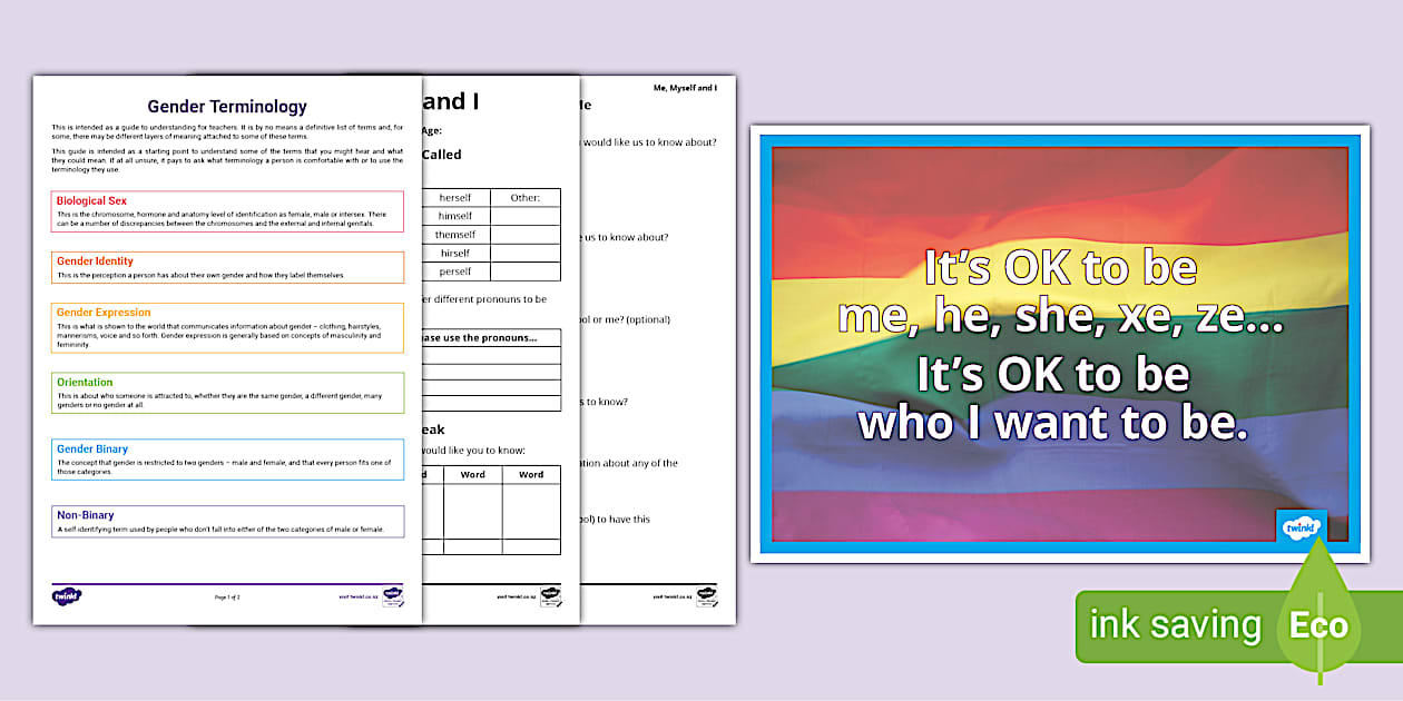 Gender Identity Information Pack (teacher made) - Twinkl