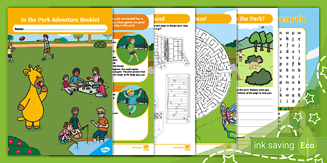 In the Park Adventure Booklet (teacher made) - Twinkl