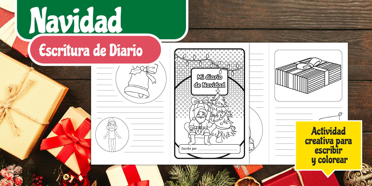 Guía de Trabajo: Escritura de Diario - Navidad