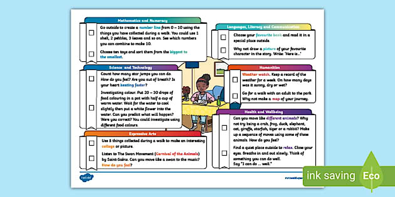 Foundation Phase Outdoor Learning Activity Mat - Twinkl