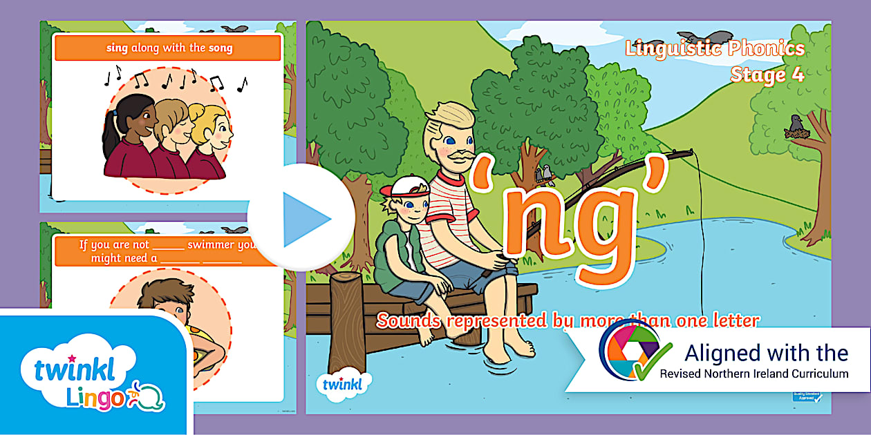 Linguistic Phonics Stage 4 'ng' PowerPoint (teacher made)