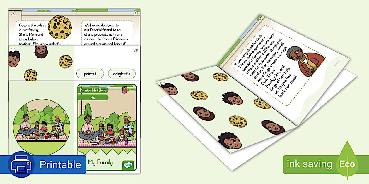 Grade 3 Phonics Mini book -ful (teacher made) - Twinkl