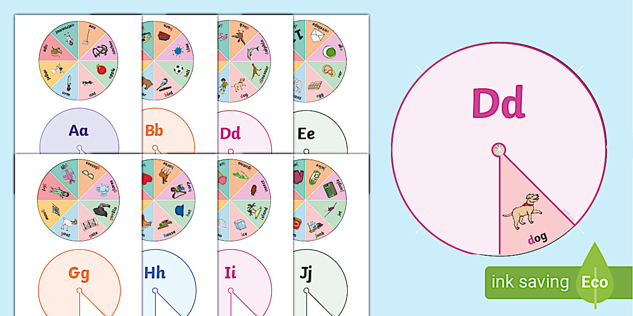 Alphabet Spinner Bumper Pack (teacher made) - Twinkl