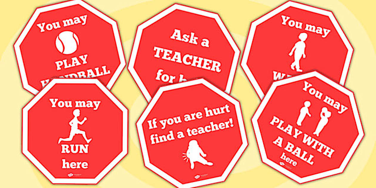 Editable Safety Display Signs (teacher made) - Twinkl