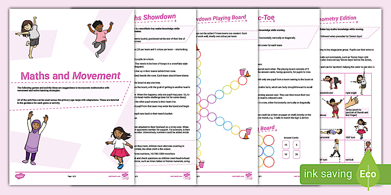 👉 Maths and Movement Project (Teacher-Made) - Twinkl