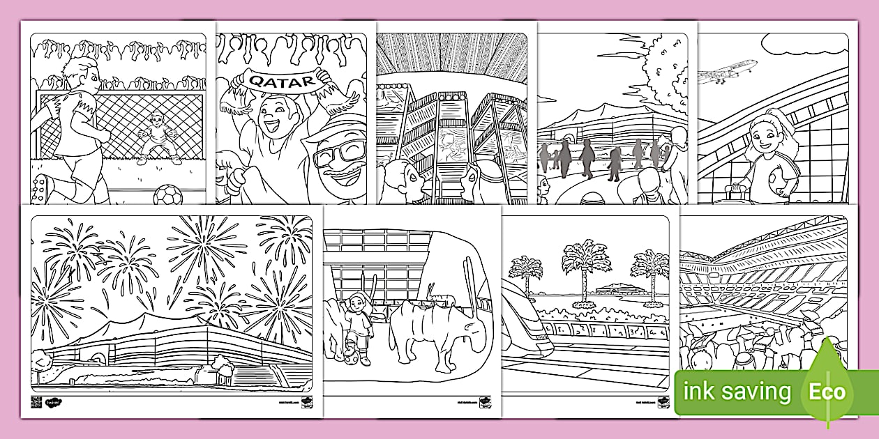 Abigail in Qatar Colouring Pack (teacher made) - Twinkl