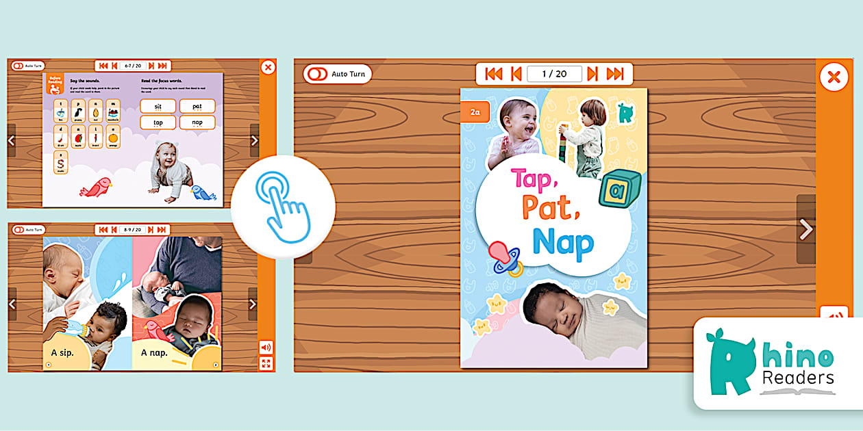 Level 2a Decodable Readers: Tap, Pat, Nap (teacher made)