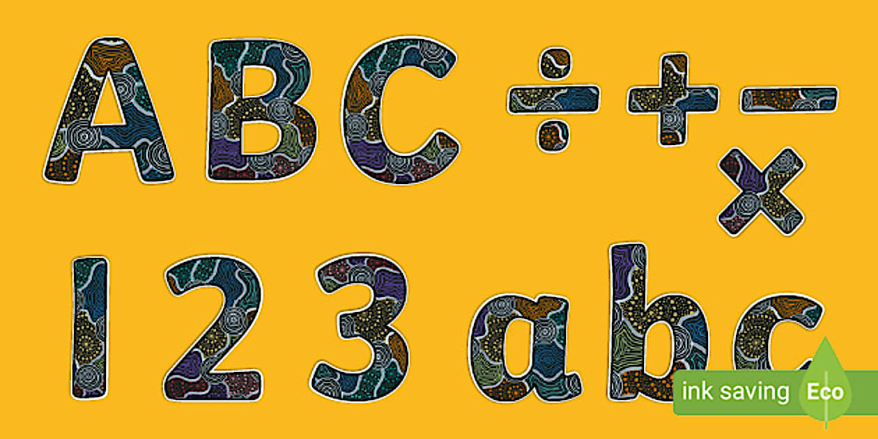 Editable NAIDOC Week Themed Lettering Pack - Twinkl