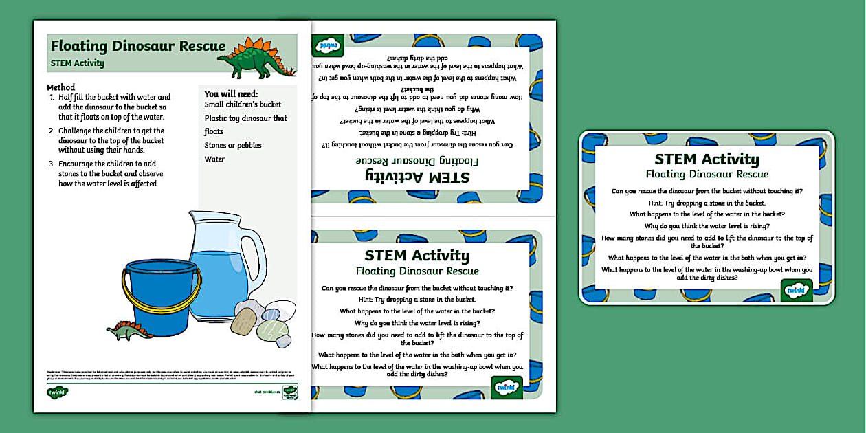 Dinosaur STEM Activities Pack for Science Investigation