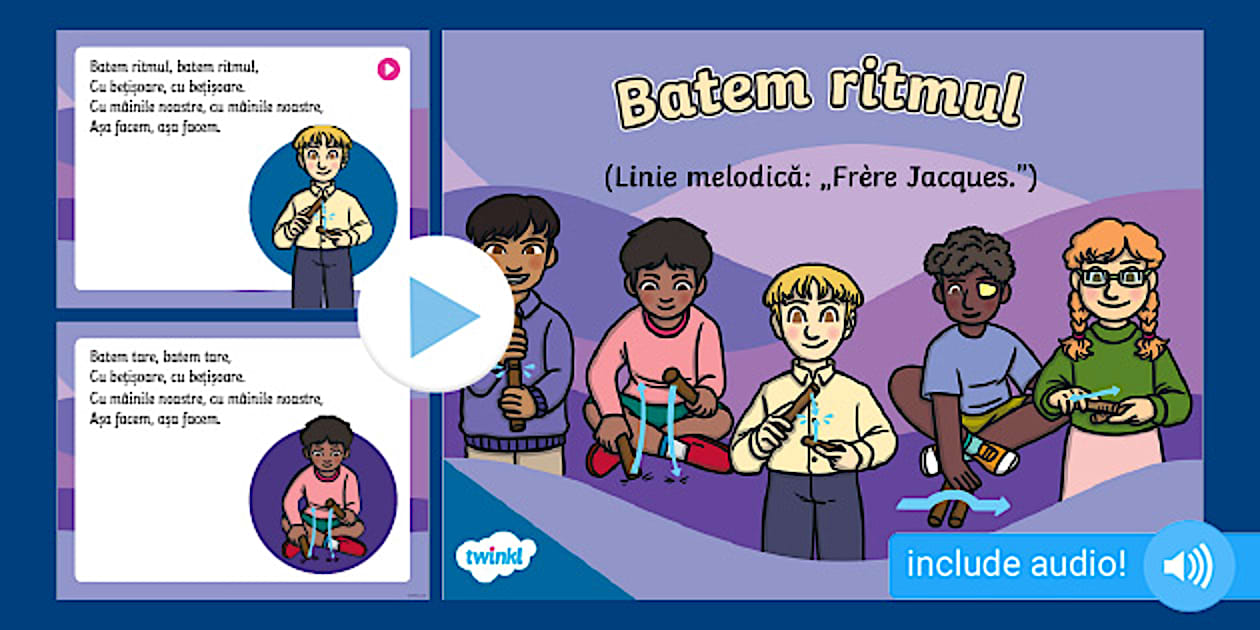 Batem ritmul – Cântec PowerPoint