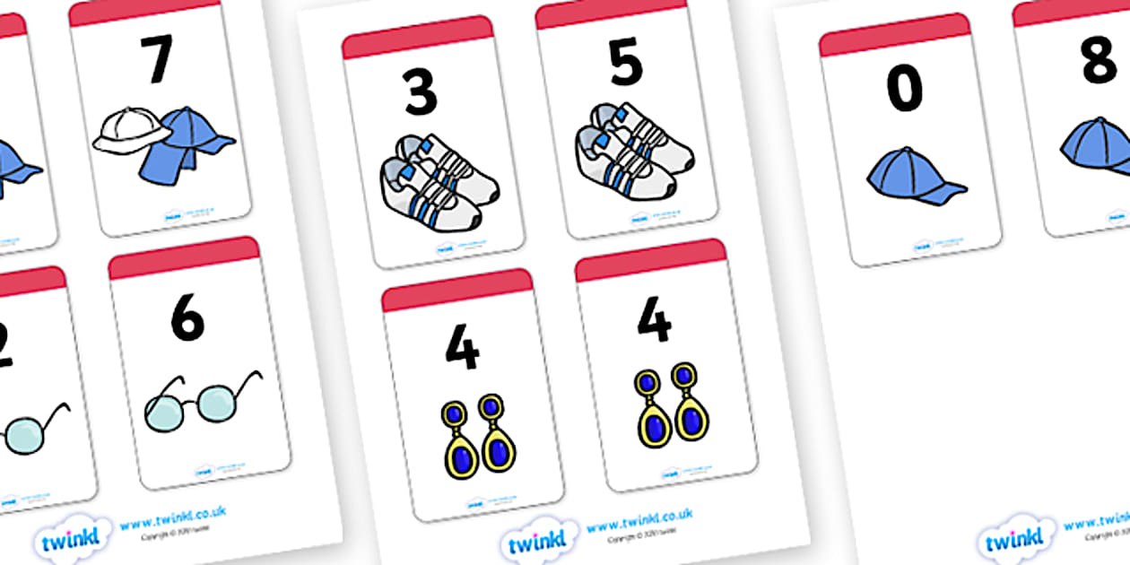 Number Bonds to 8 Matching Cards (Clothing) (teacher made)