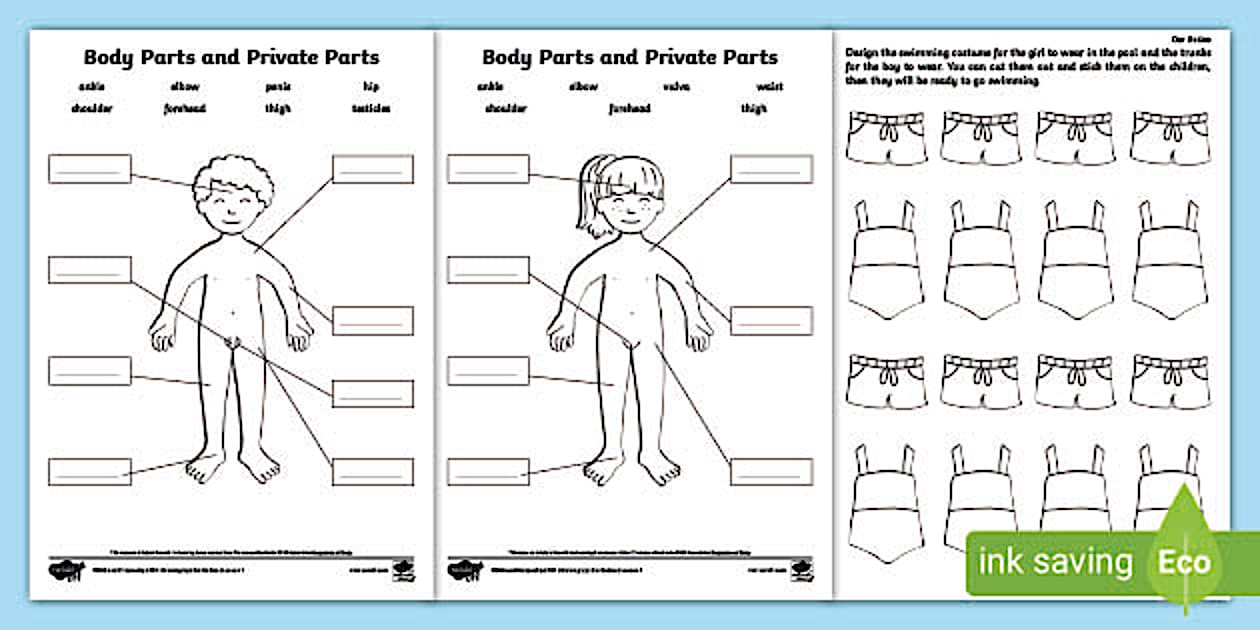 KS1 Private Body Parts Activity | RSHE Resources - Twinkl