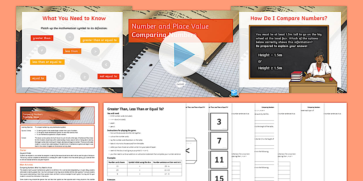 Number & Place Value: Comparing Numbers Lesson | Beyond