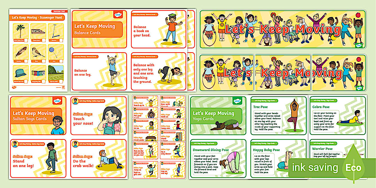 UAE Active Movement Pack (teacher made) - Twinkl