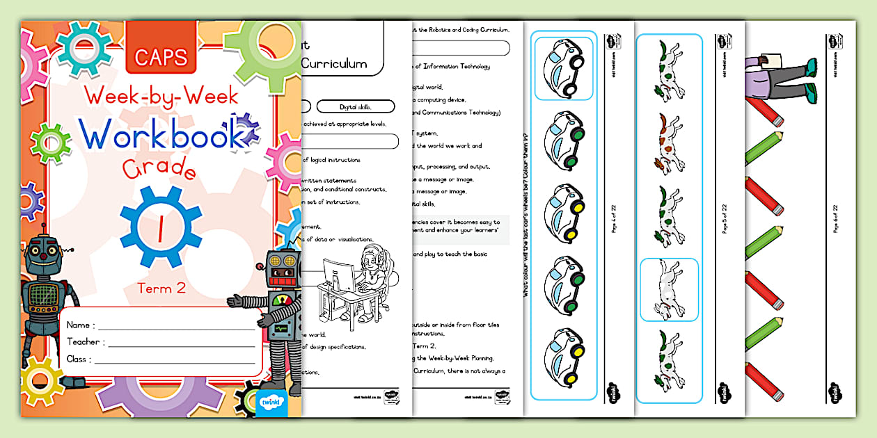 Robotics and Coding Grade 1 Term 2 Caps Curriculum Work Book