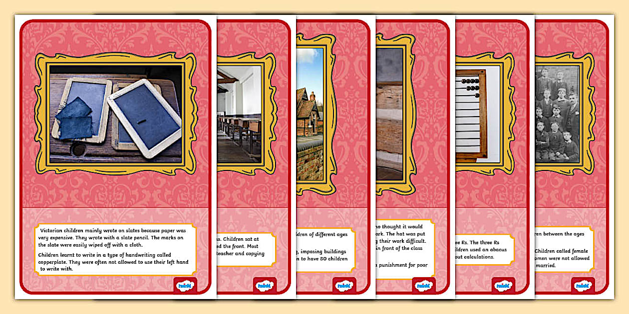 Victorian School Life Display Posters - KS1 - Twinkl