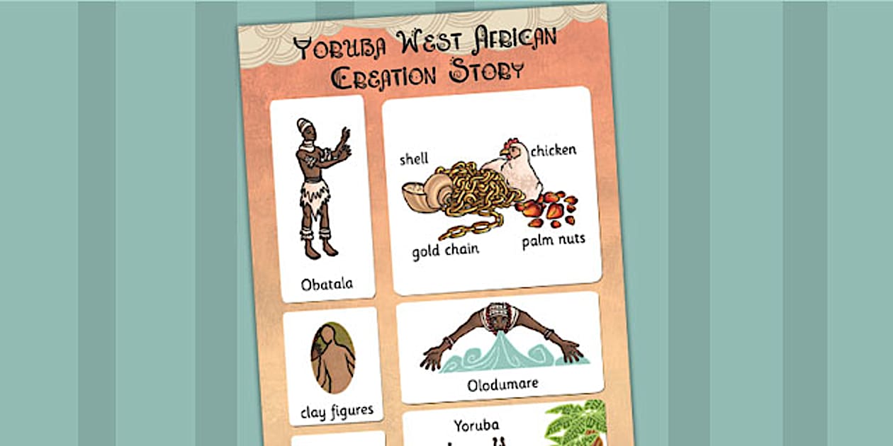 Kingdom of Benin: Yoruba Creation Story Vocabulary Mat