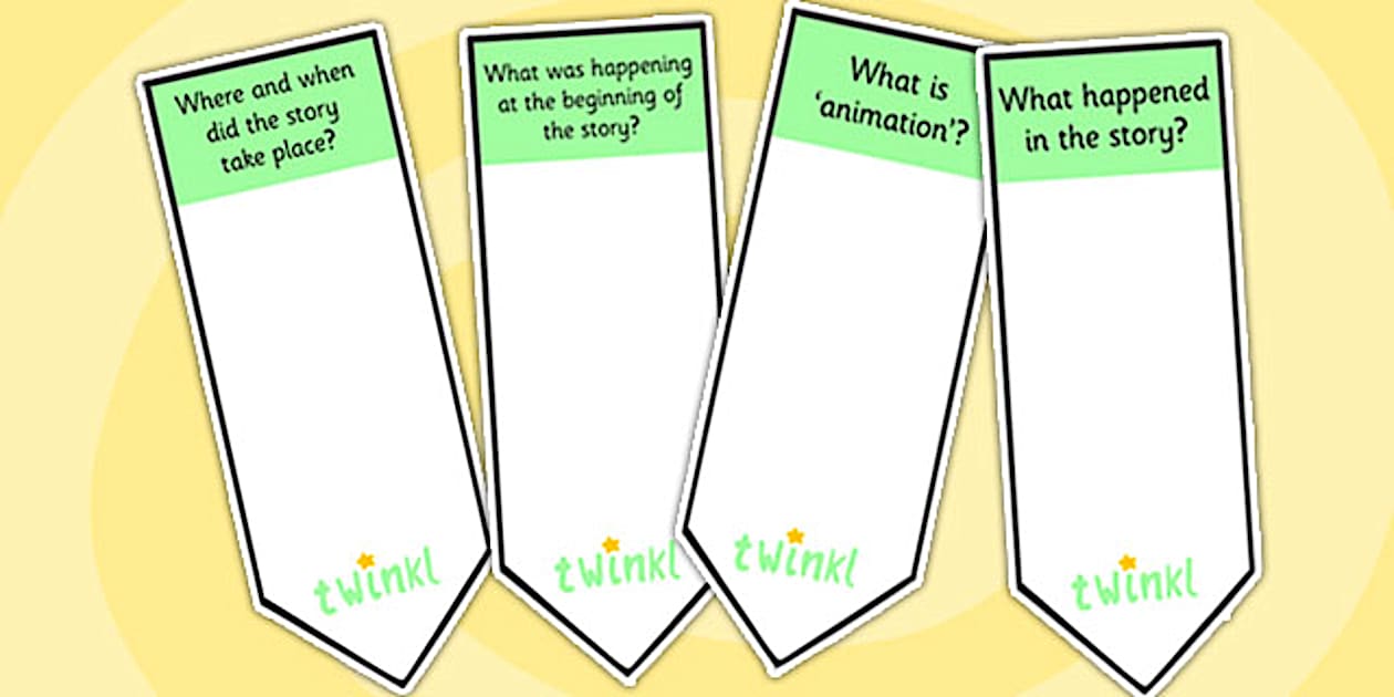 AF2 Guided Reading Question Bookmarks (teacher made)