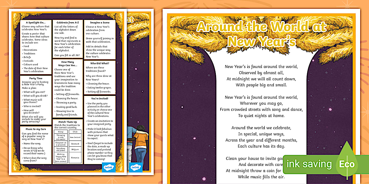 Around the World at New Years (Teacher-Made) - Twinkl